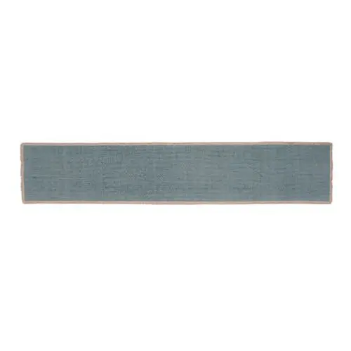 C&F HOME Fringed Sea Glass Table Runner 14" X 72 - Blue