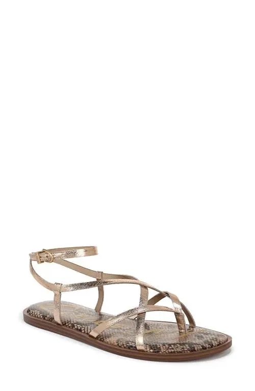 CIRCUS NY BY SAM EDELMAN Dakota Ankle Strap Sandal - Antique Gold
