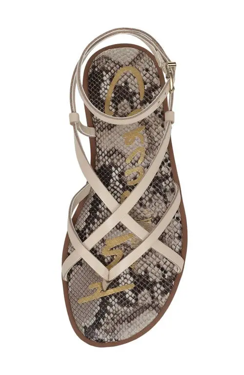 CIRCUS NY BY SAM EDELMAN Dakota Ankle Strap Sandal - Vanilla Bean
