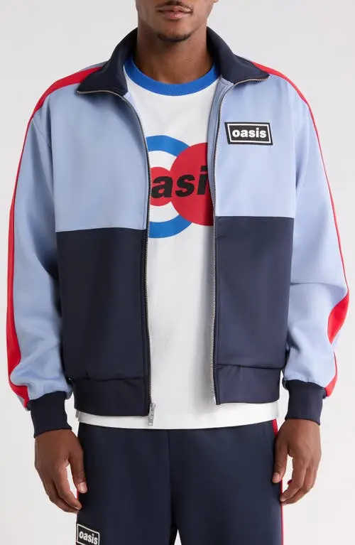 PLEASURES Forever Track Jacket - Powder Blue