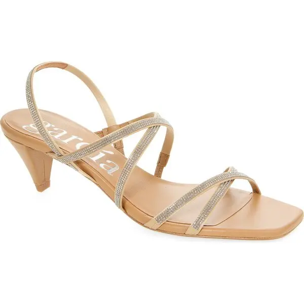 PEDRO GARCIA Aday Slingback Sandal - Brulee Satin