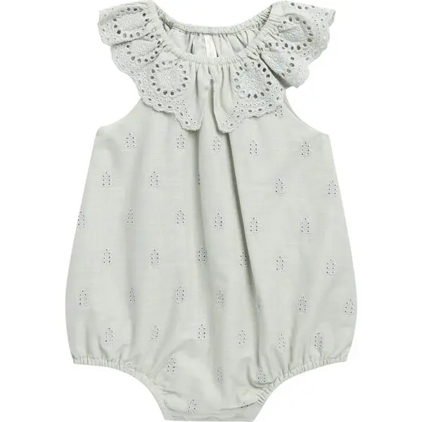 RYLEE + CRU Cotton Eyelet Bodysuit - Seafoam