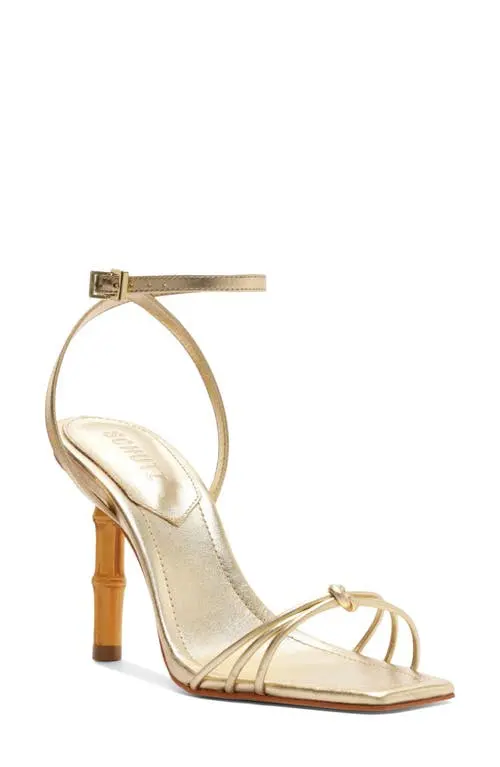Schutz Haven Ankle Strap Sandal - Platinum