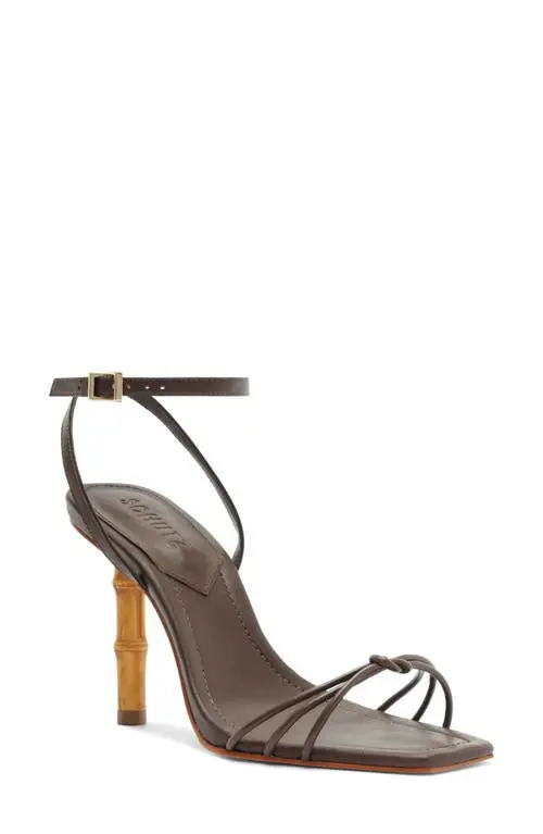 Schutz Haven Ankle Strap Sandal - Root Brown