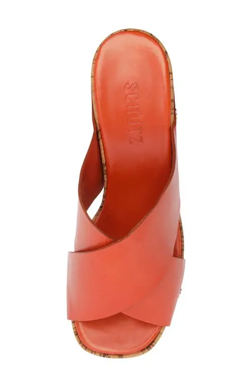 Schutz Serena Platform Wedge Sandal - Sonora