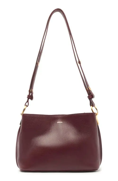 AREZZO Small Daphne Leather Crossbody Bag - Fresh Ruby