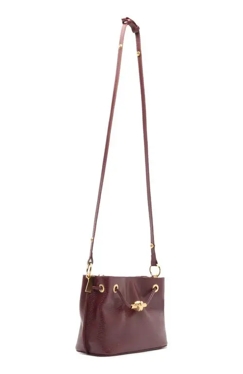 AREZZO Small Daphne Leather Crossbody Bag - Fresh Ruby