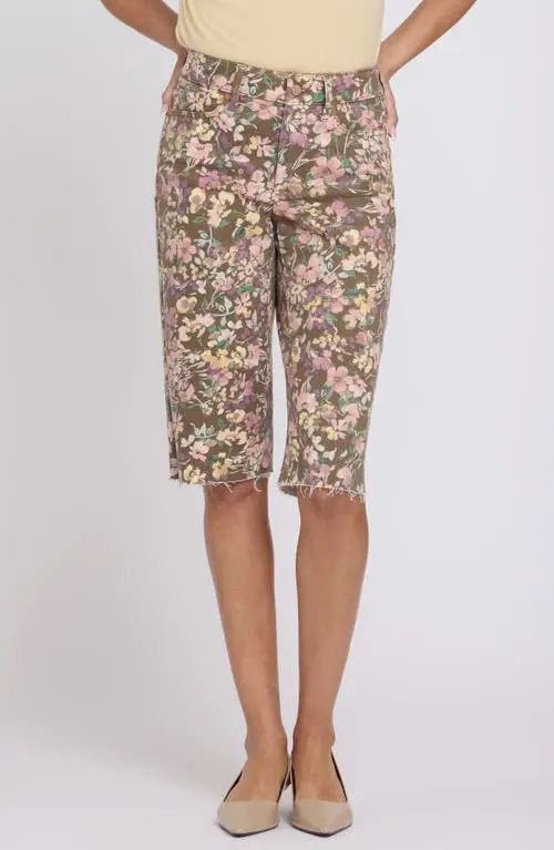 NYDJ Kristie Bermuda Denim Shorts - Earth Blooms
