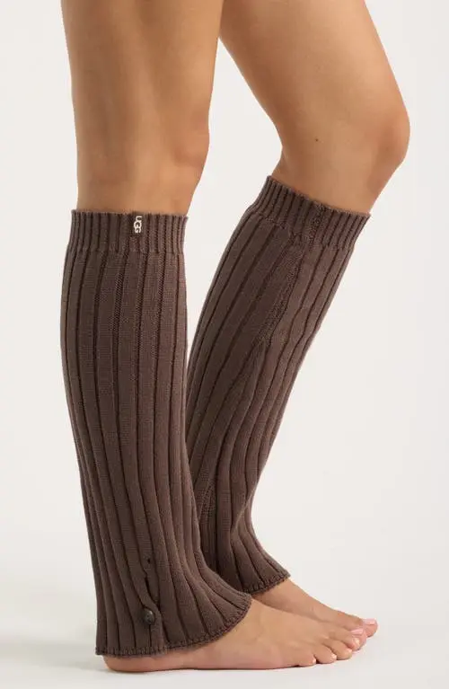 UGG Talullah Ribbed Leg Warmers - Burnt Cedar