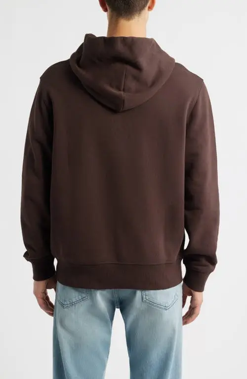 Rag & Bone Embroidered Sour Face Hoodie - Brown