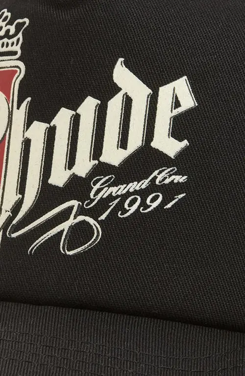 Rhude Fumar '91 Trucker Cap - Black/white/red