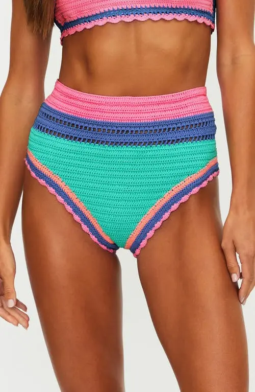 Beach Riot Karmen Bikini Bottom - Sea Breeze Crochet