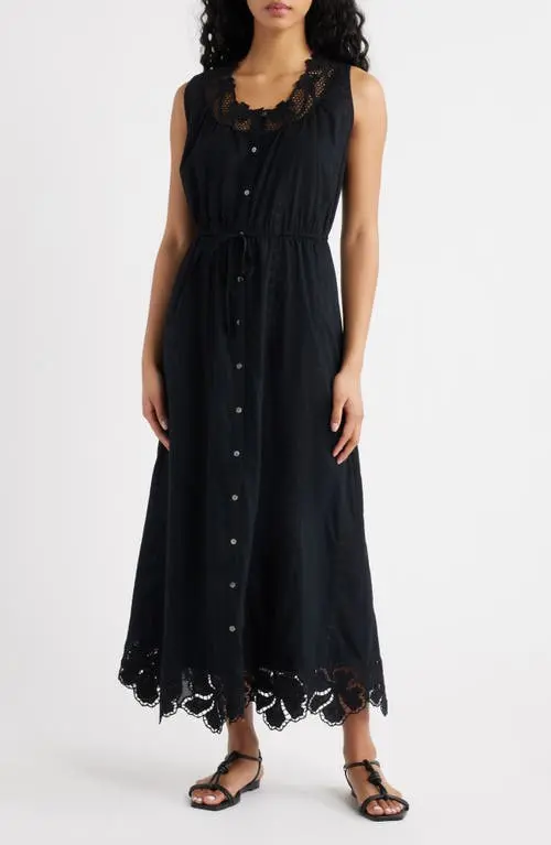 Rails Lorina Cotton Maxi Dress - Black