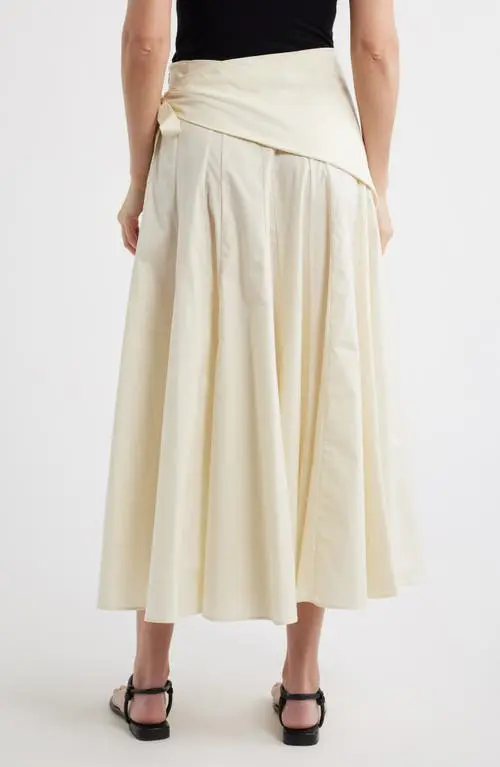 Mango Falda Milos Faux Wrap Cotton Skirt