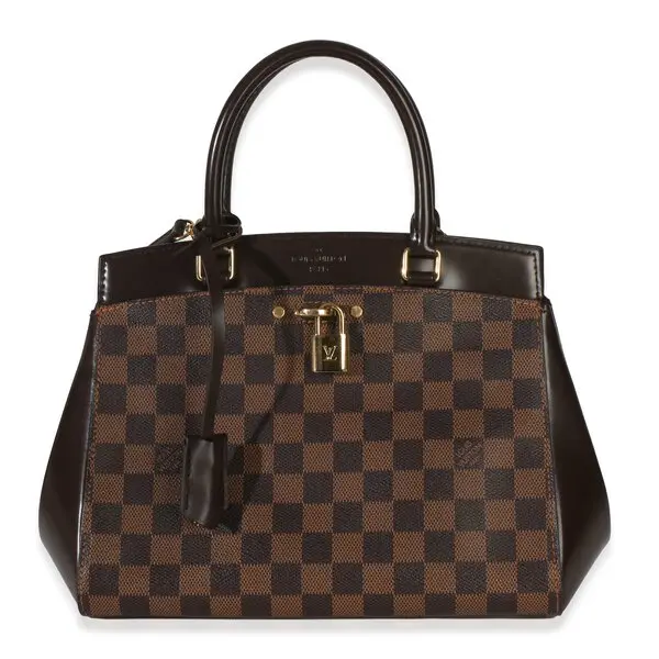 LOUIS VUITTON Damier Ebene Canvas Rivoli Pm - Brown