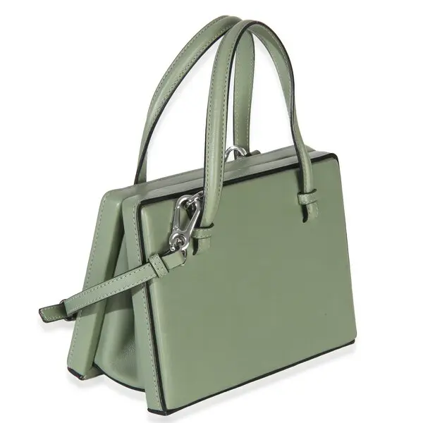 Loewe Calfskin Top Handle Postal Bag - Green