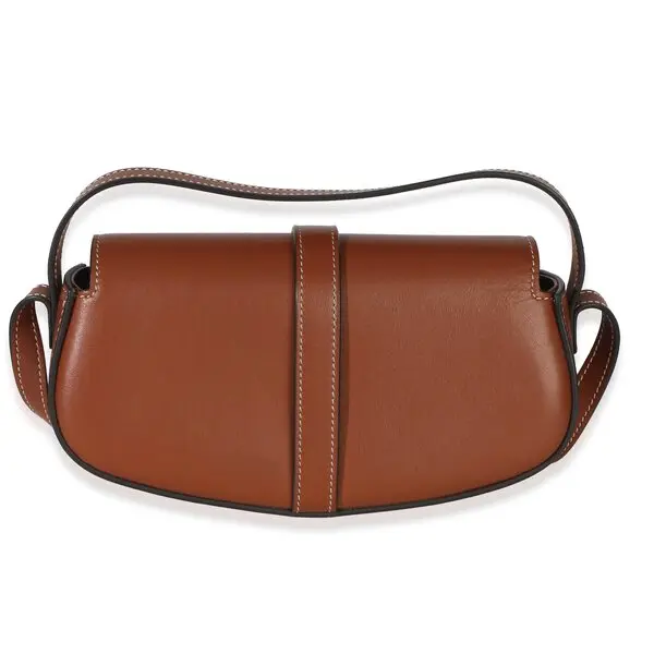 Celine Smooth Calfskin Tabou Clutch On Strap - Brown