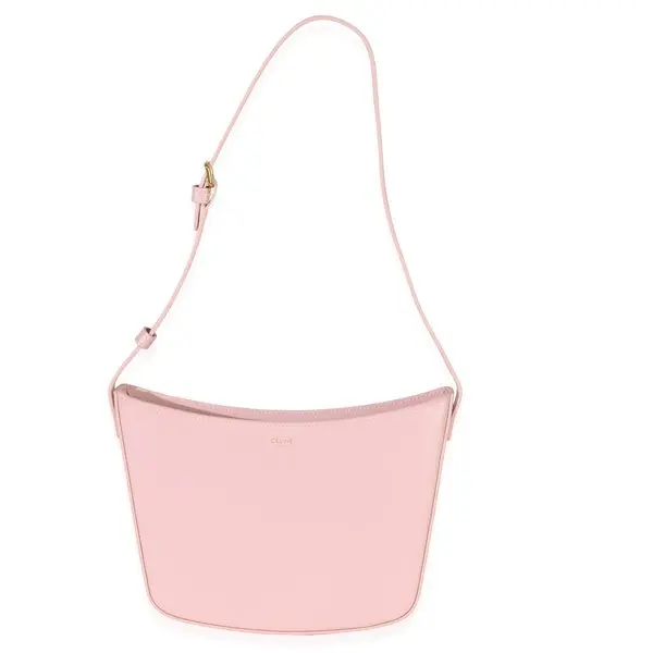 Celine Shiny Calfskin Croque Hobo - Pink