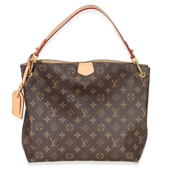 LOUIS VUITTON Monogram Canvas Graceful Pm - Brown