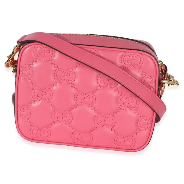 Gucci Gg Stitched Calfskin Matelasse Crossbody Bag