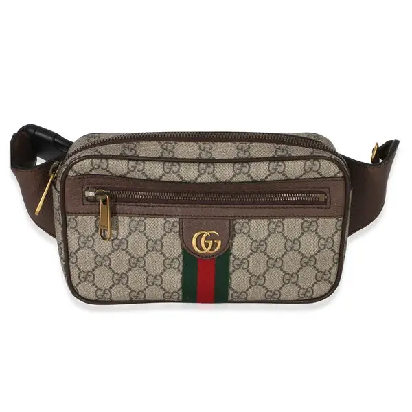 Gucci Ophidia Belt Bag - Brown