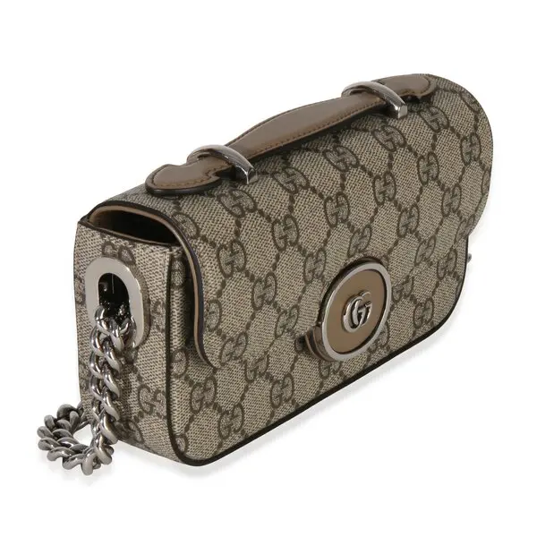 Gucci Gg Supreme Top Handle Shoulder Bag