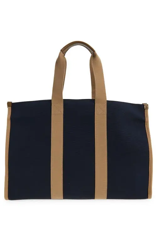 Moncler Canvas Tote - Navy