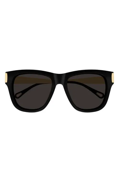 Chloé 53mm Cat Eye Sunglasses - Black
