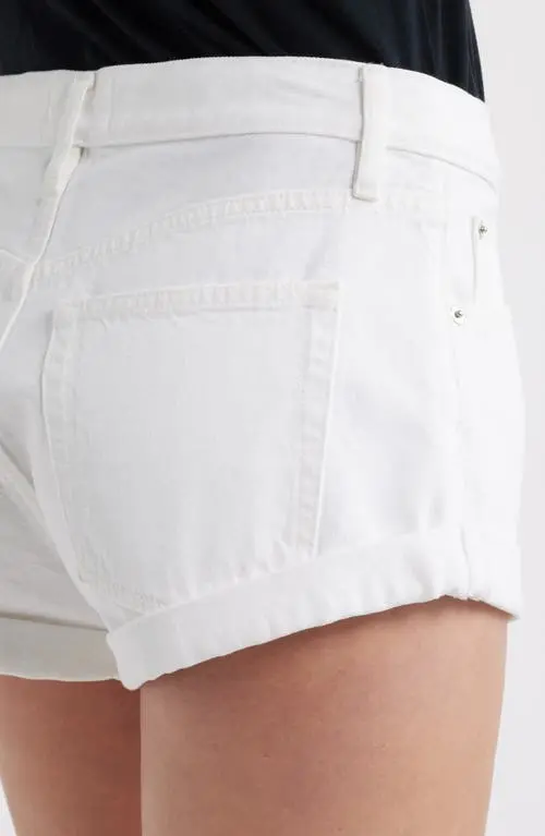 FRAME The Darling Denim Shorts - White