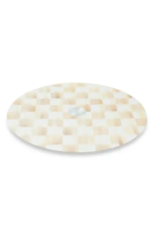 MACKENZIE-CHILDS Check Glass Lazy Susan