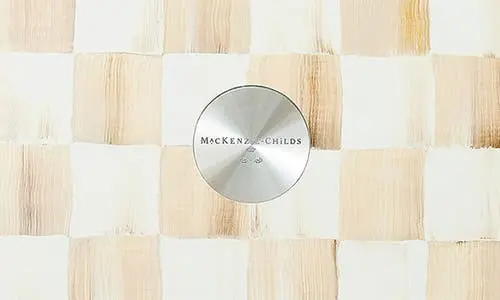 MACKENZIE-CHILDS Check Glass Lazy Susan