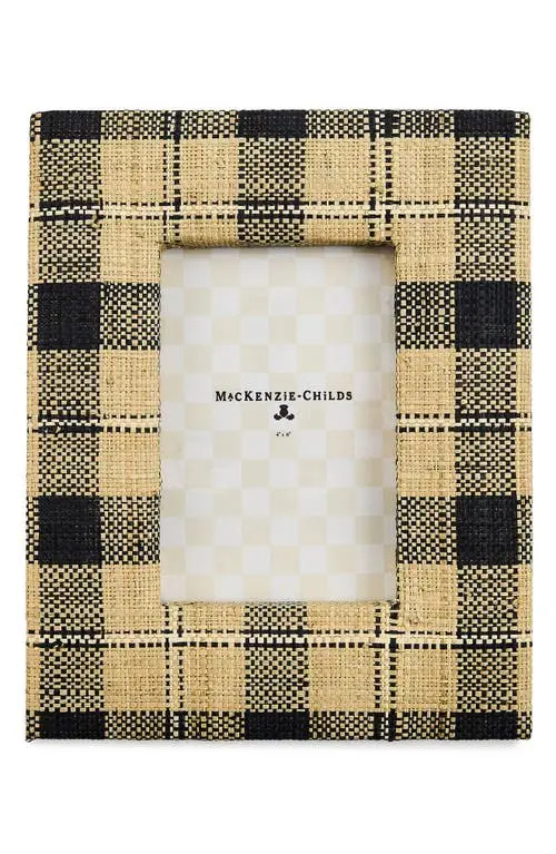 MACKENZIE-CHILDS Mad For Plaid 4 X 6-inch Frame - Beige