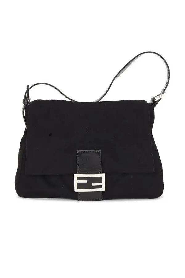 Fendi Mama Baguette Shoulder Bag - Black
