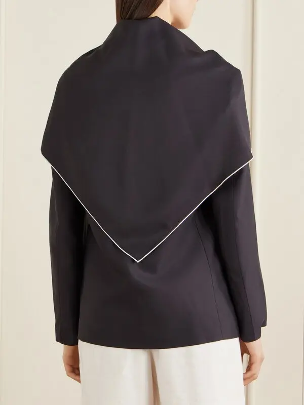 KALLMEYER Jamie Tie-detailed Cady Blazer - Black