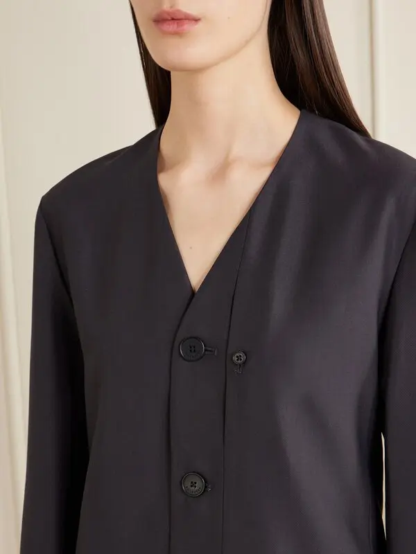 KALLMEYER Jamie Tie-detailed Cady Blazer - Black