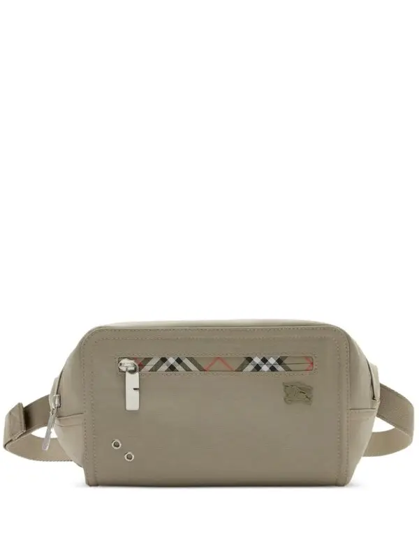 Burberry Check Storm Belt Bag - Taupe