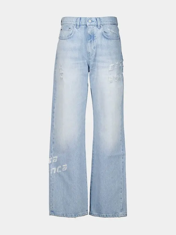 Casablanca Straight-leg Jeans - Blue