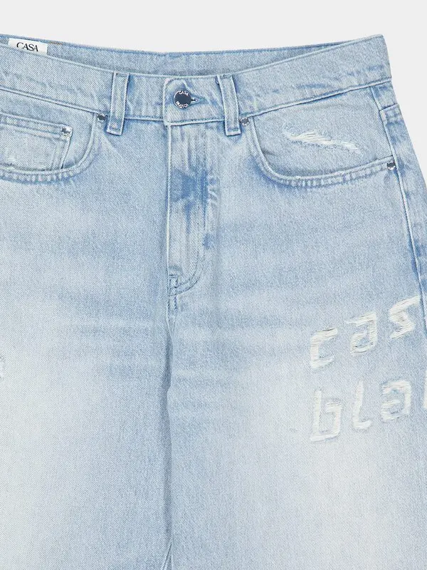 Casablanca Straight-leg Jeans - Blue