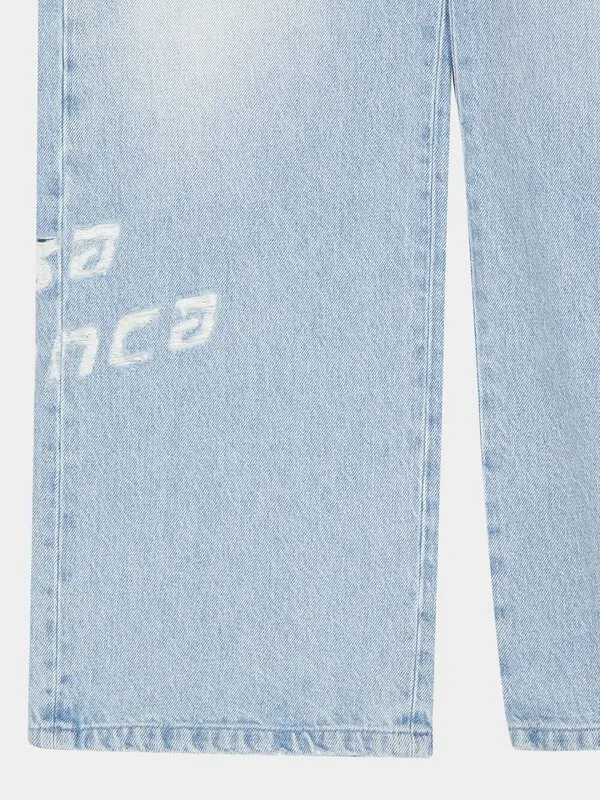 Casablanca Straight-leg Jeans - Blue