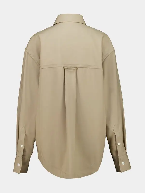 AMI Paris De Coeur Wool Shirt