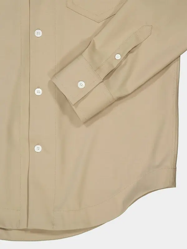 AMI Paris De Coeur Wool Shirt