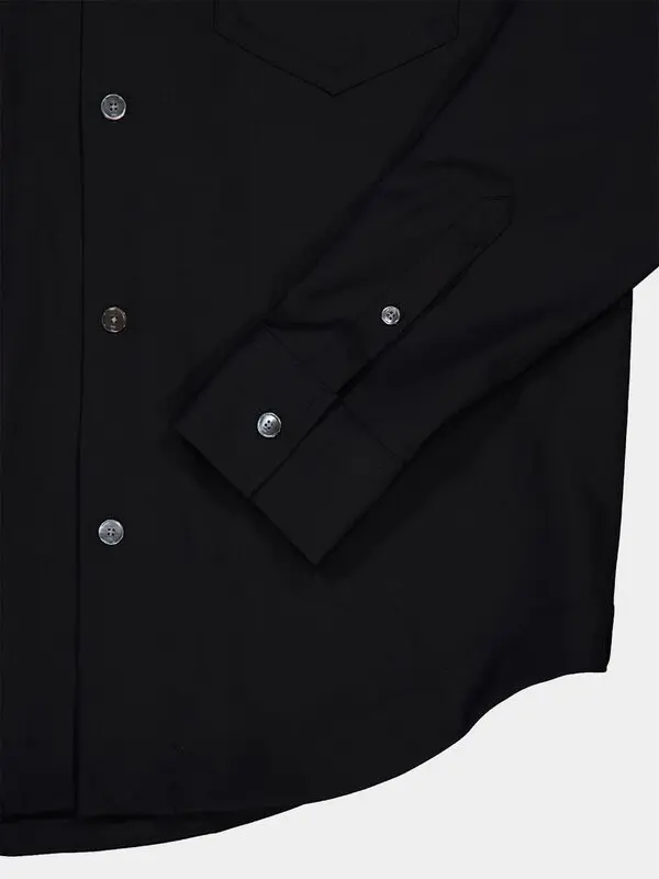 AMI Paris De Coeur Wool Shirt