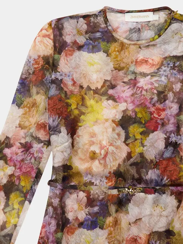 Zimmermann Rosette Alchemy Floral Maxi Dress - Multicolour