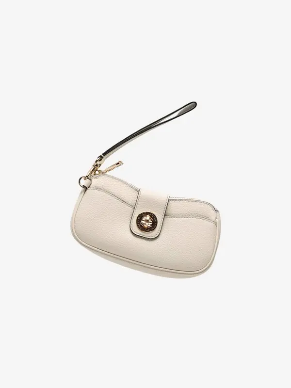 Marc Jacobs Signet Turnlock Wristlet - Marshmallo