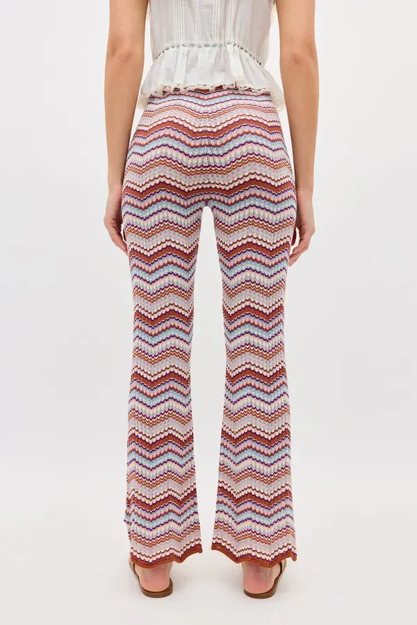 Rixo Boni Maria Chevron Trousers