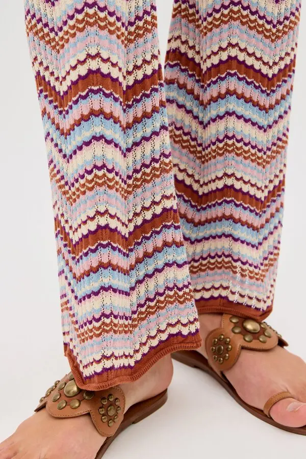 Rixo Boni Maria Chevron Trousers