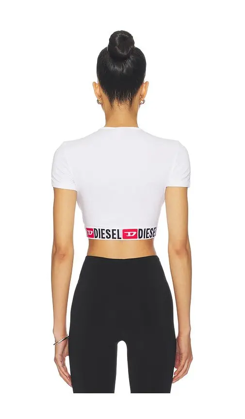DIESEL® Irma Core Cropped Top With Elasticized Logo Band