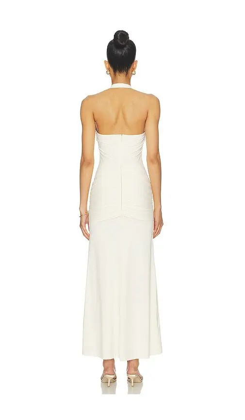 Bardot Emilia Tie Front Halter Dress