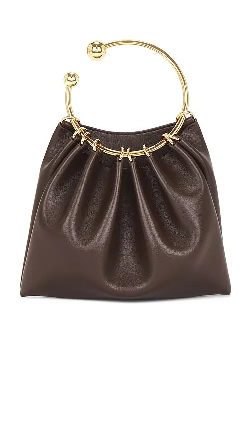 VERAFIED Ring Handle Bag - Chocolate