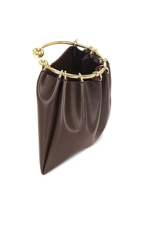 VERAFIED Ring Handle Bag - Chocolate